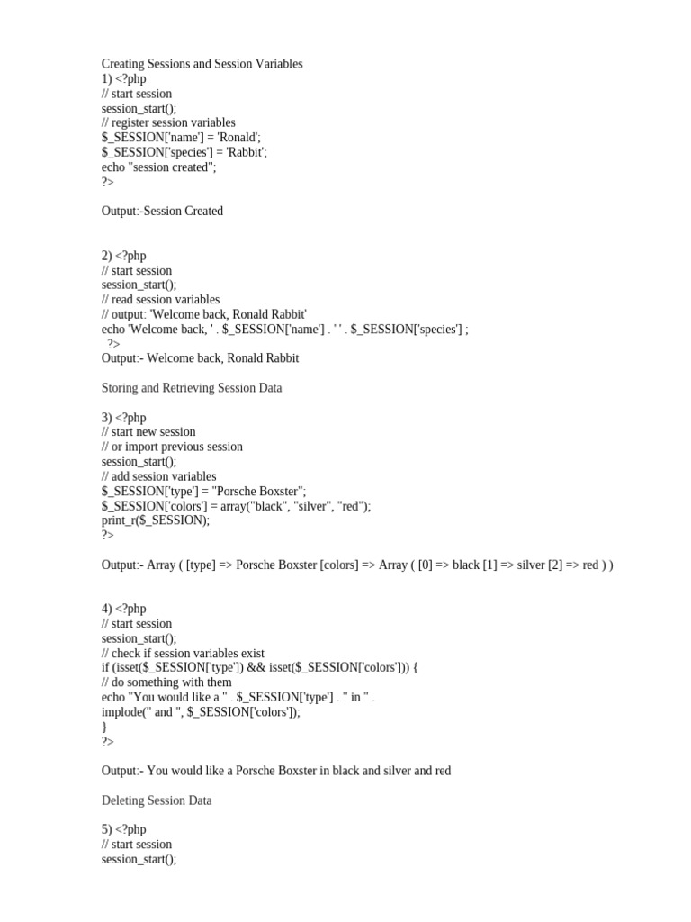 Session | PDF | Computers