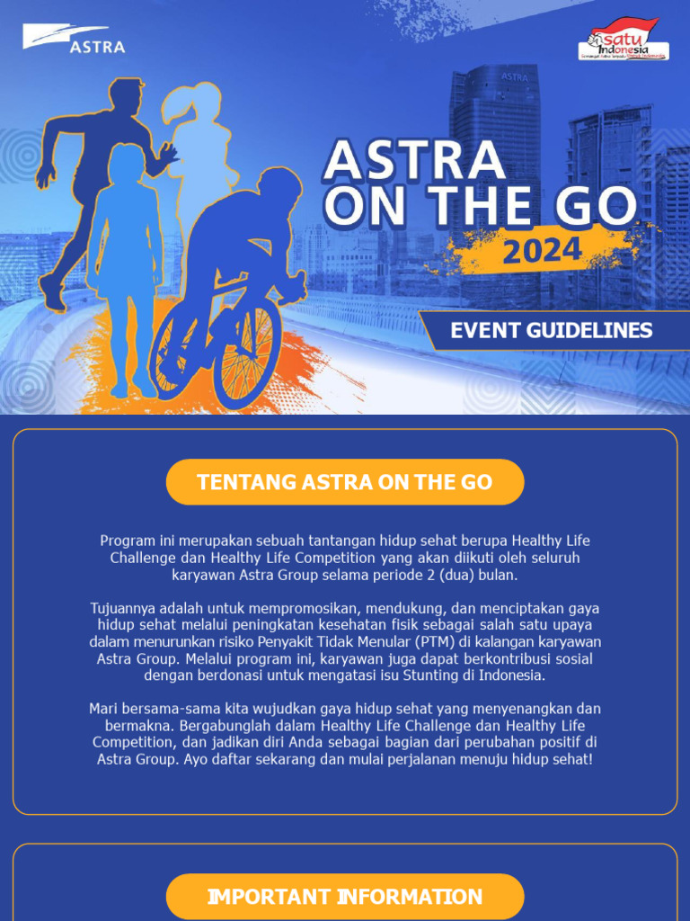 Event Guidelines Go Walking | PDF