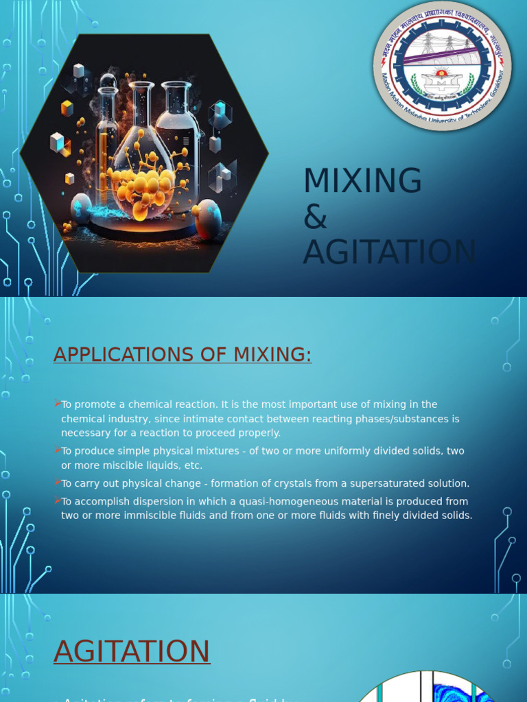 Mixing & Agitation | PDF