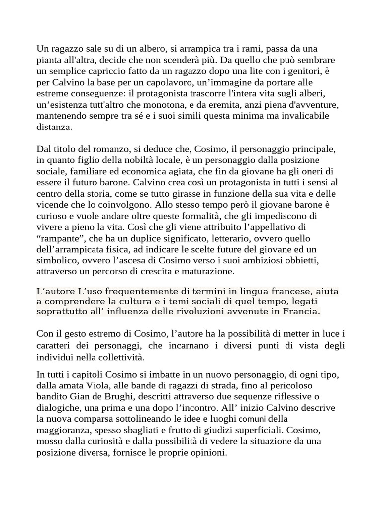 Il Barone Rampante 1 | PDF