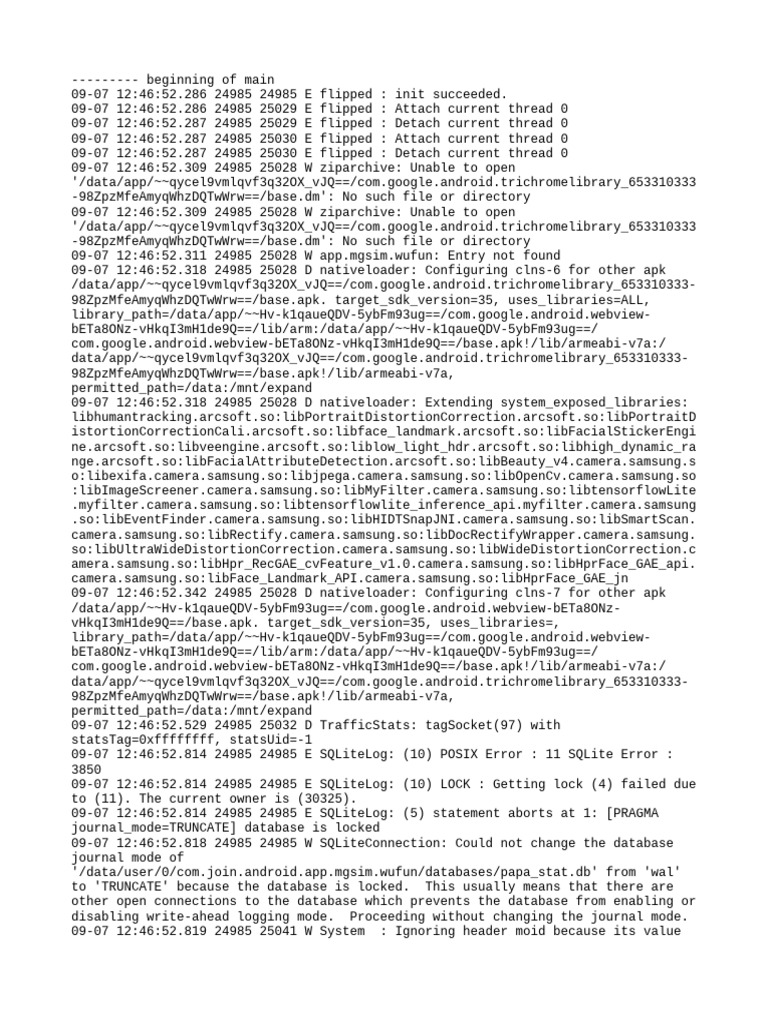 Com - Join.android - App.mgsim - Wufun Logcat | PDF