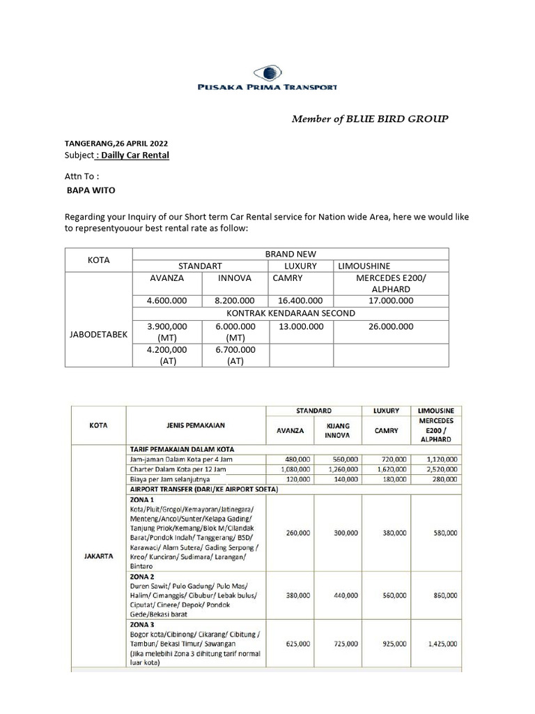 Golden Bird Price List | PDF