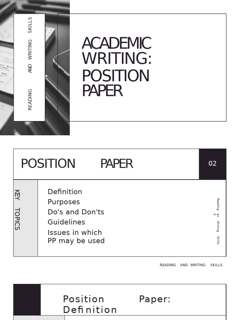 Position Paper Writing Guide | PDF | Critical Thinking | Cognition