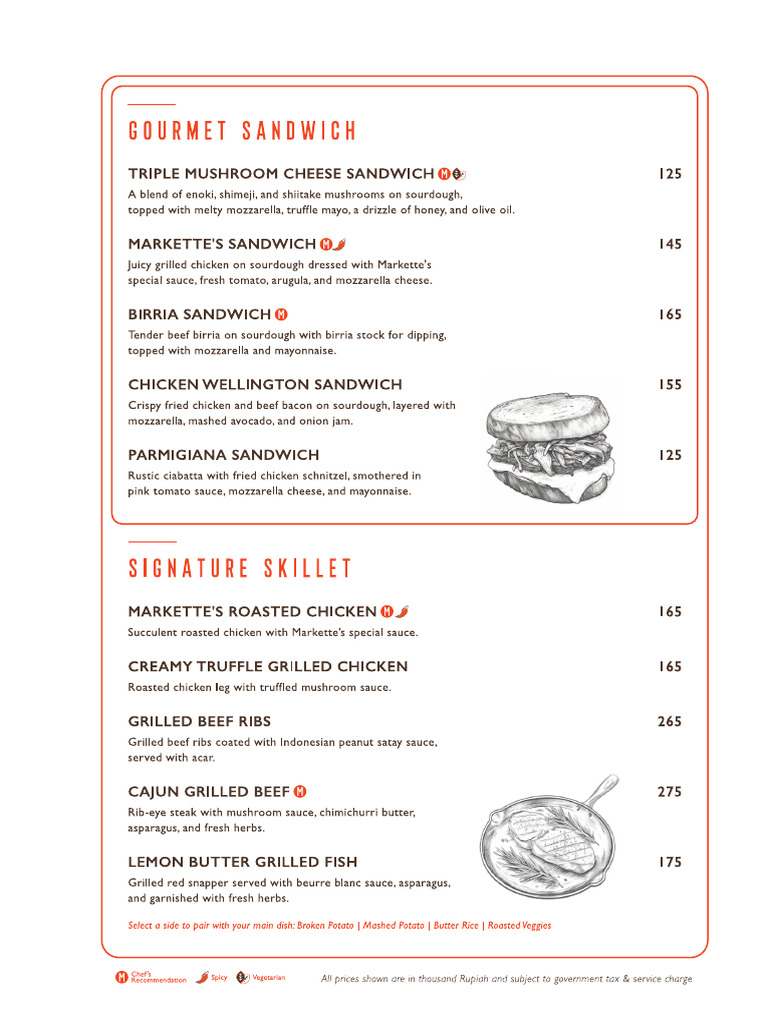 Markette's E-Menu 2024 | PDF