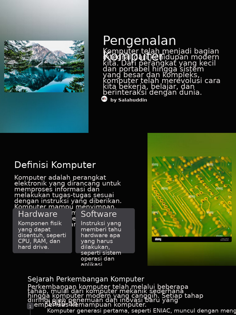 Presentasi Pengenalan-Komputer | PDF | Game & Aktivitas | Teknologi & Rekayasa