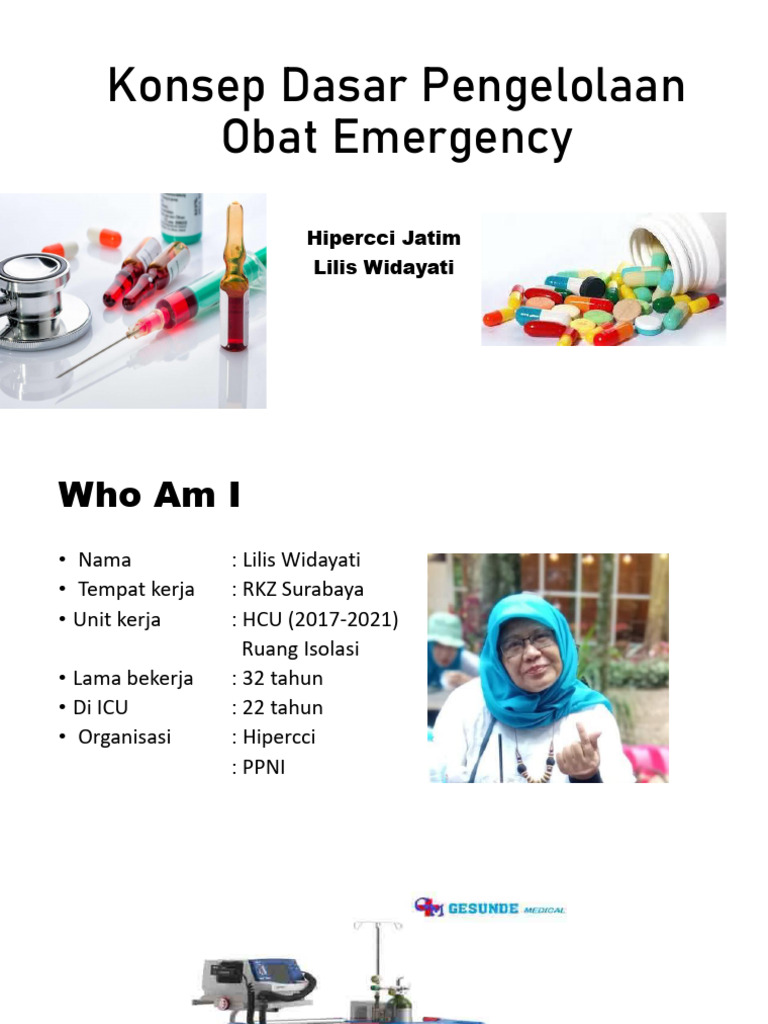 Pengelolaan Obat Emergency PPT - 2 | PDF