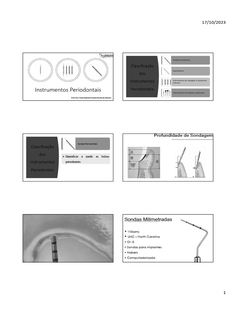 Instrumentos Periodontais | PDF