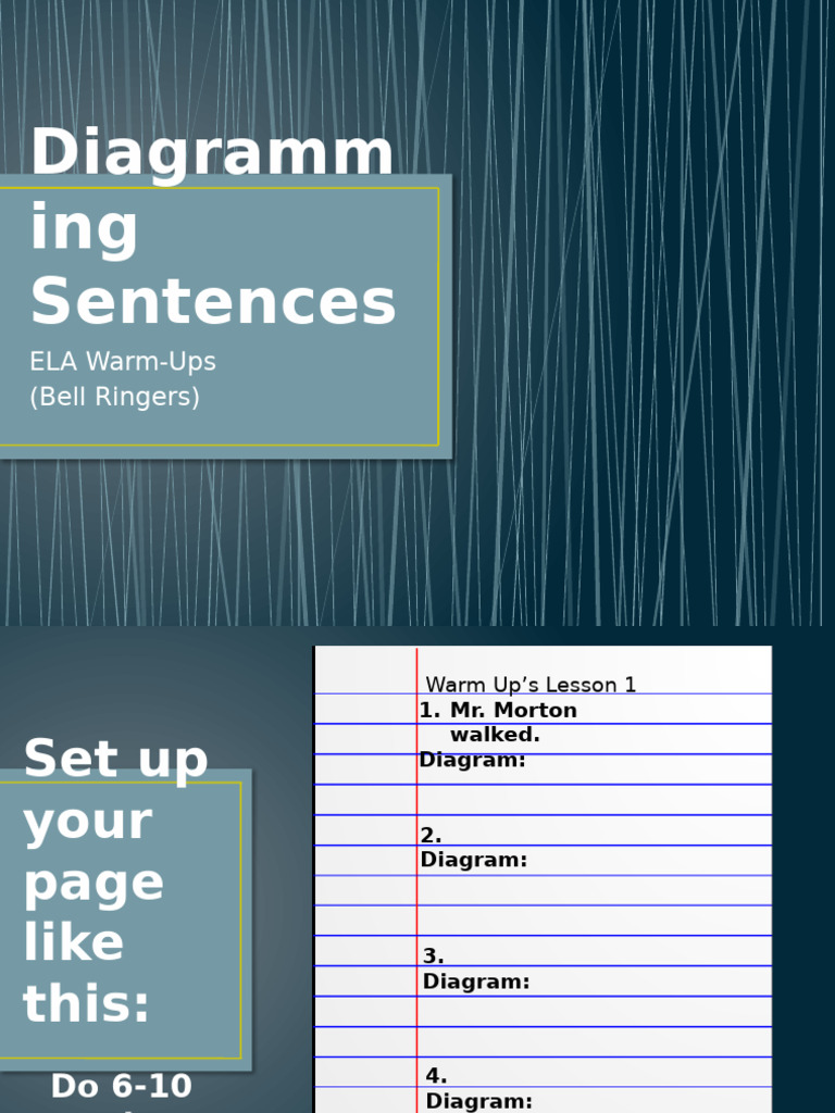 Diagramming Sentences PPT | PDF