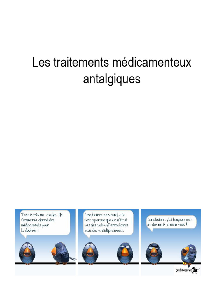 Les Traitements Antalgiques Version 2019 | PDF | Antalgique | Morphine