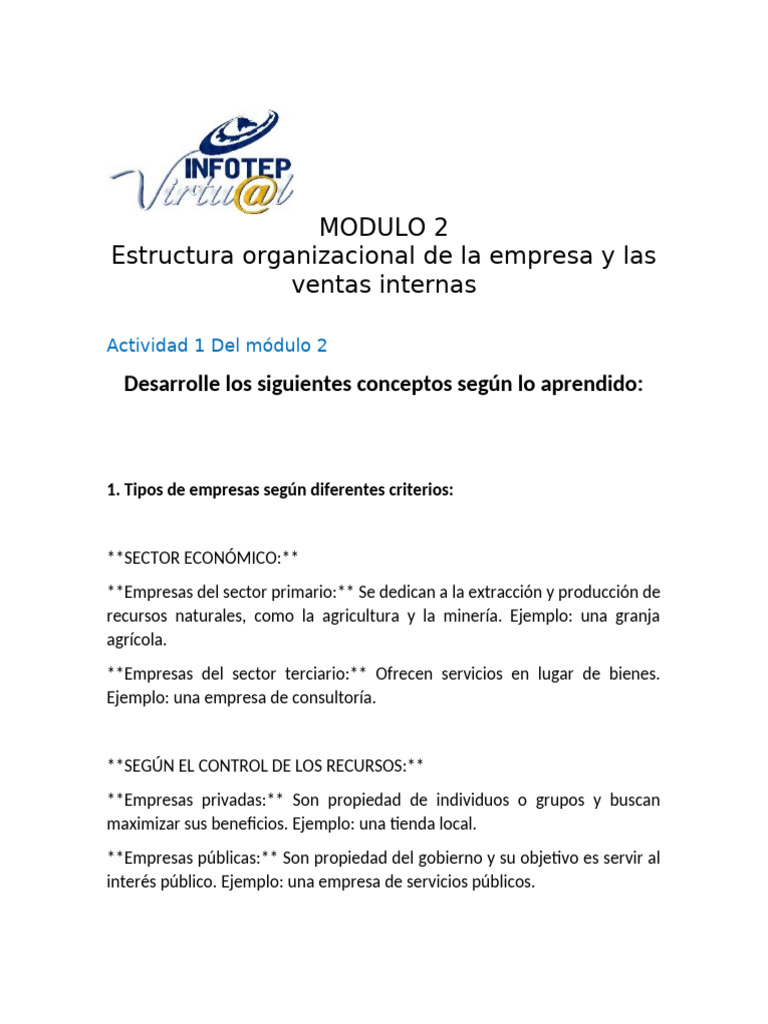 Infotep Curso | PDF | Business | Marketing
