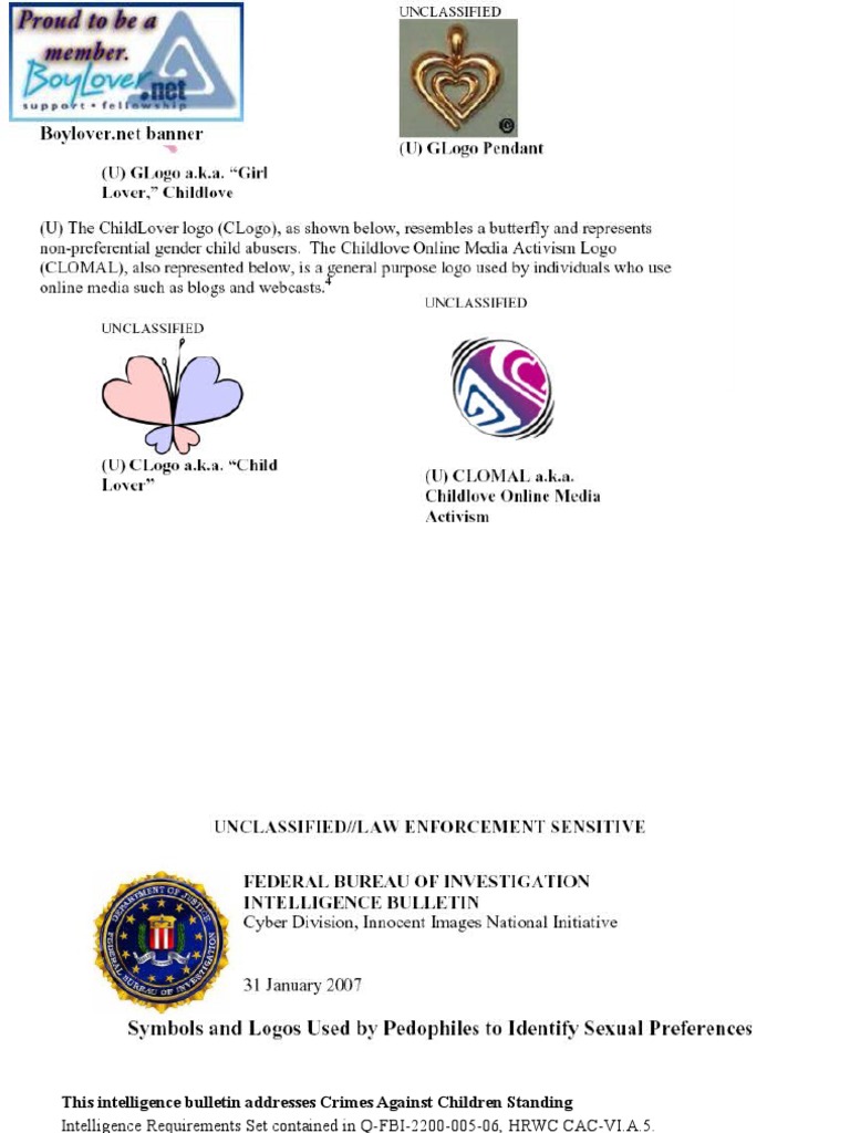 Symbols and Logos Used by Pedophiles | PDF | Violence
