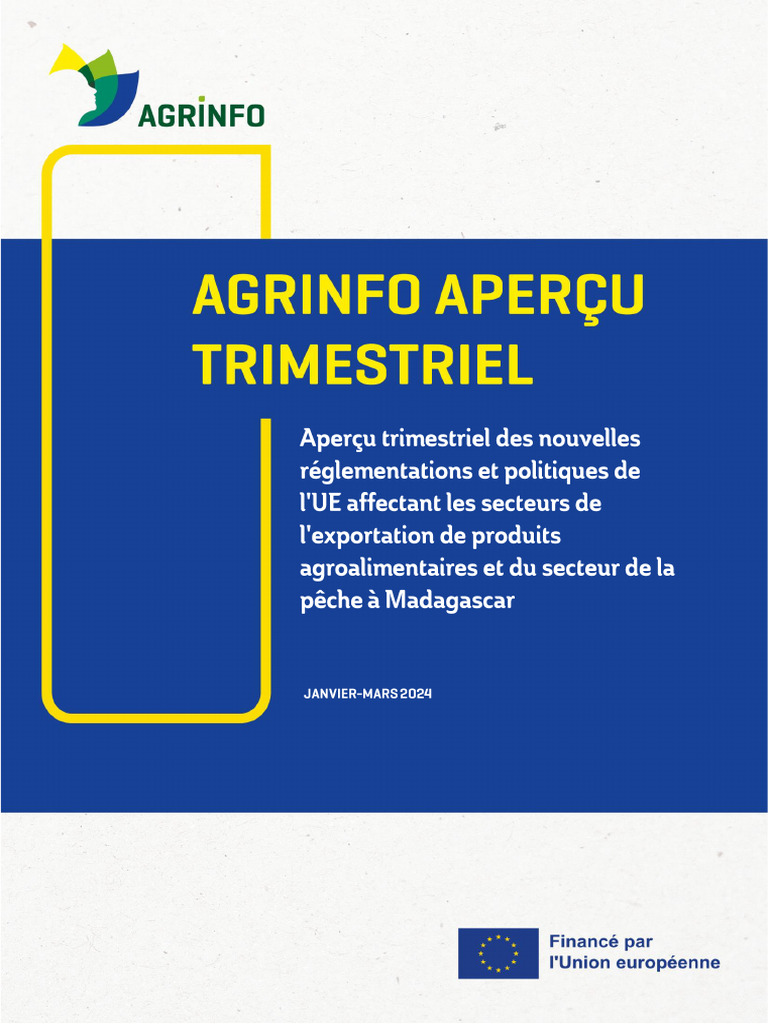 AGRINFO - UE Madagascar Mars 2024 | PDF
