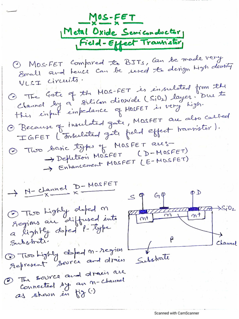Mosfet Depletion 1 Pdf
