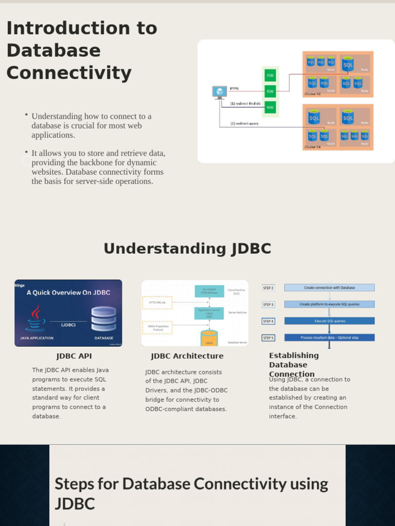 Database Connectivity Pdf