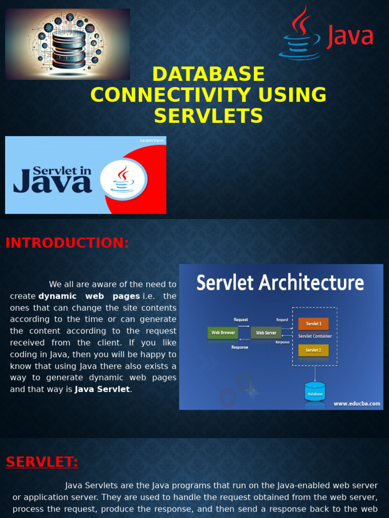 Database Connectivity Using Servlets | PDF