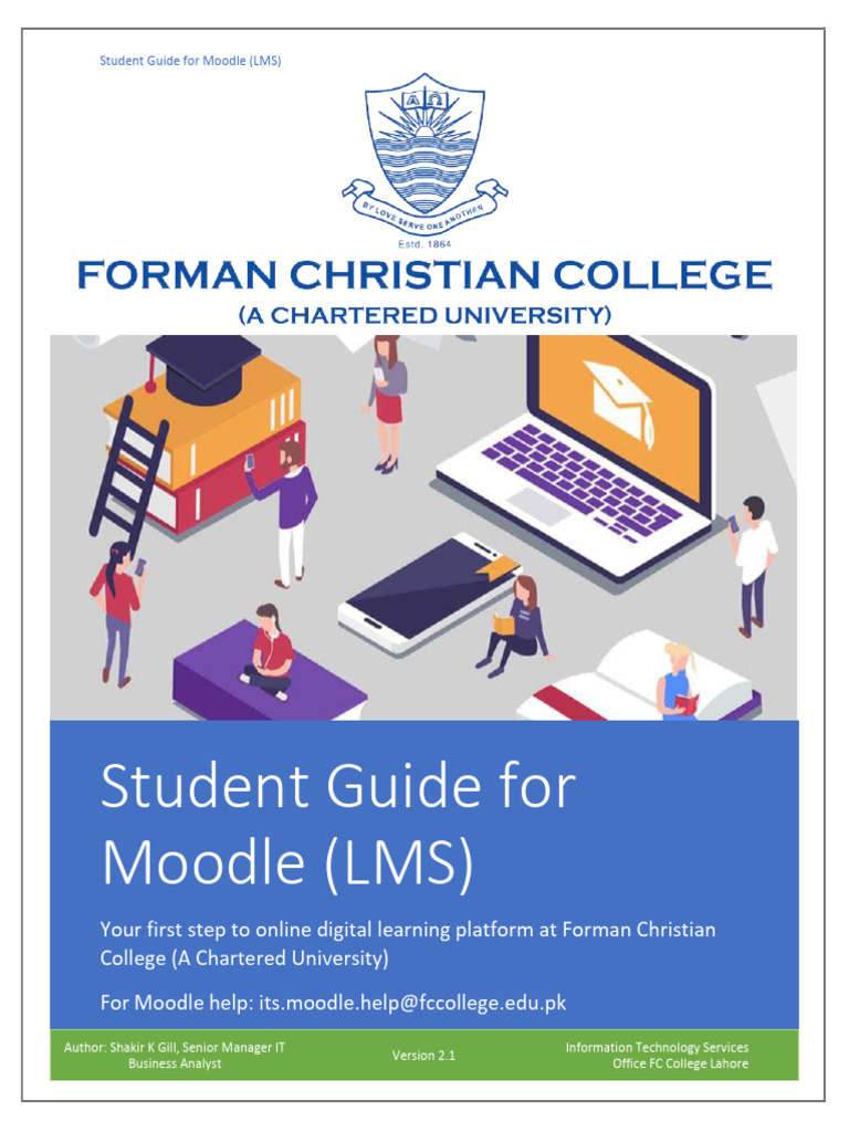 FCCU Moodle LMS Student Guide | PDF | Mobile App | Login