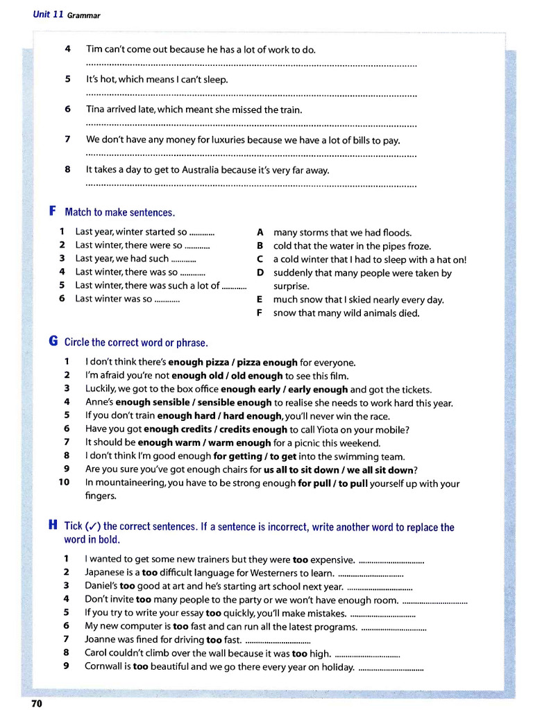Destination B2. Grammar Vocabulary with Answer Key-pages-72 | PDF