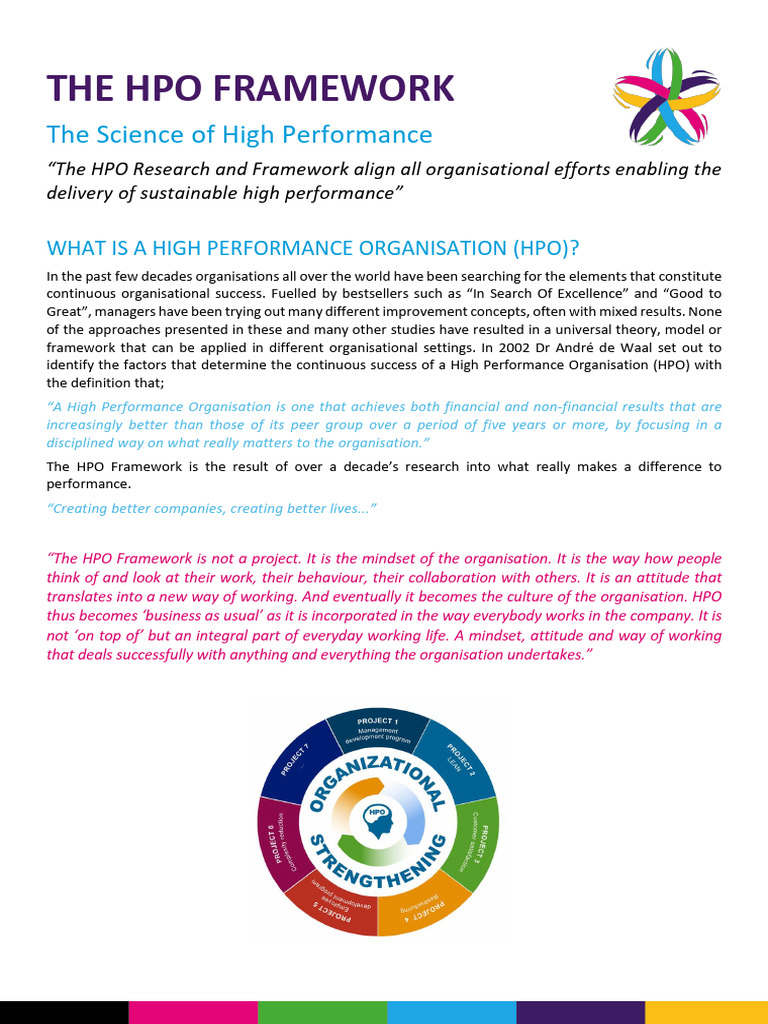 HPO Framework Brochure | PDF