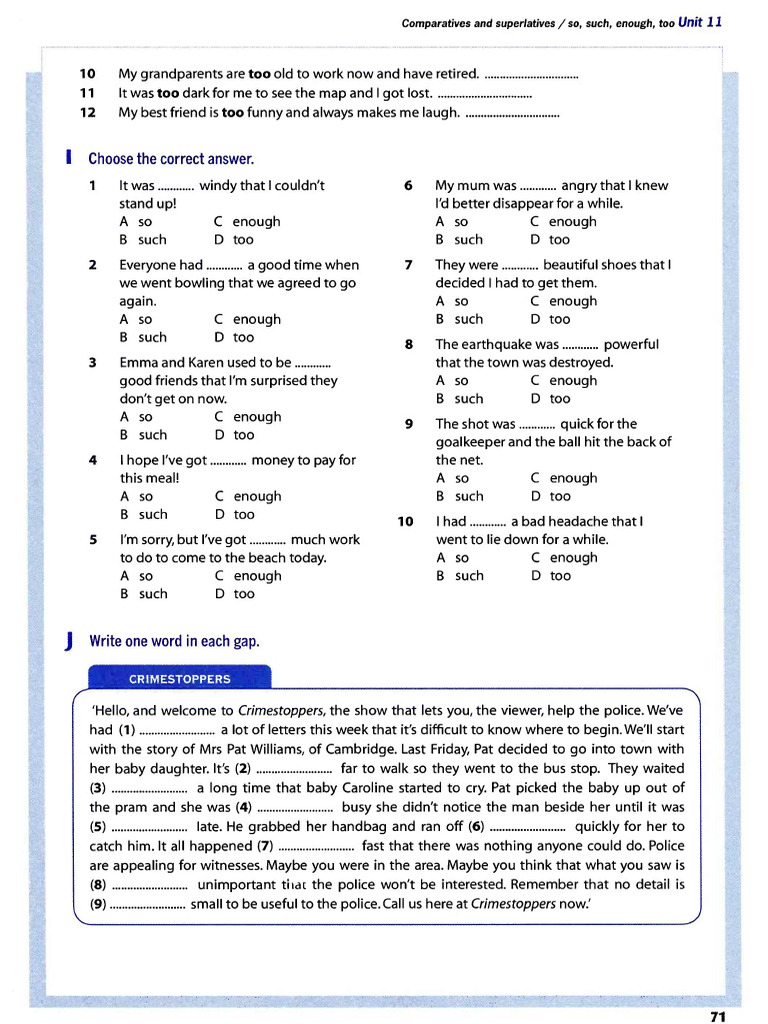 Destination B2. Grammar Vocabulary With Answer Key-Pages-73 | PDF