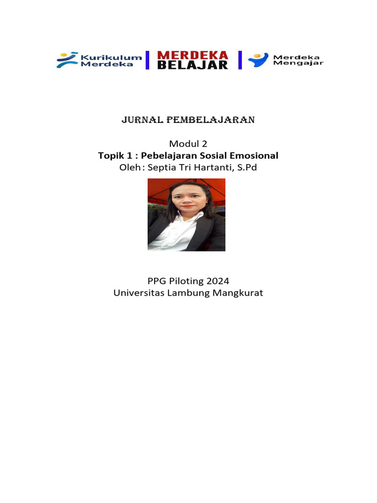 Jurnal Pembelajaran Modul 2 Fiks New | PDF