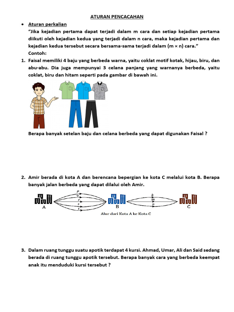 Aturan Pencacahan | PDF