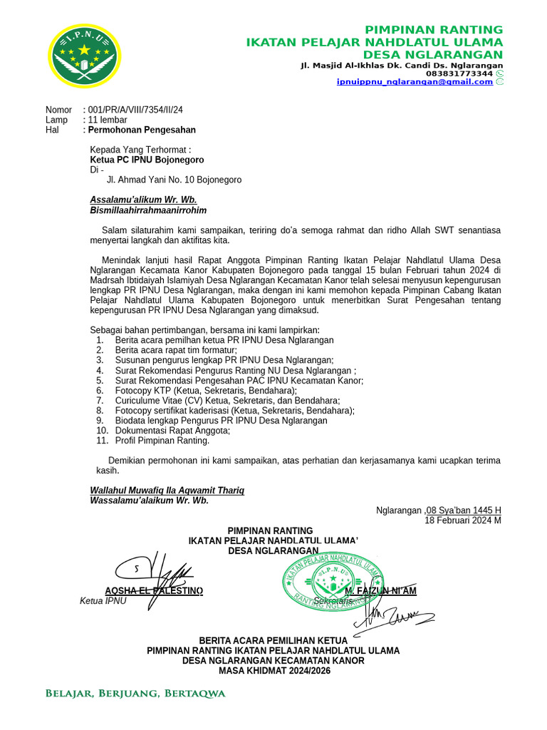 1 Format Pengajuan Sp Pr Di Pdf Kan Pdf