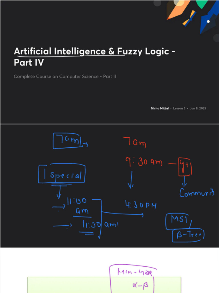 5 Artificial Intelligence Fuzzy Logic Part IV With Anno | PDF