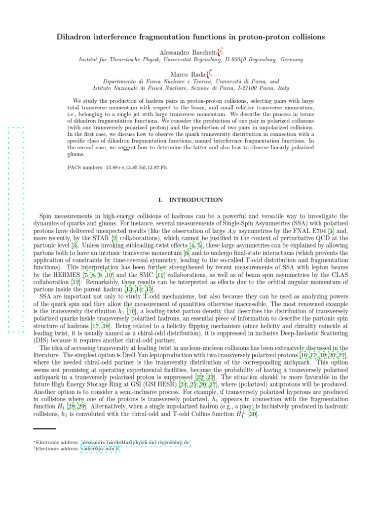 Dihadron interference fragmentation functions in proton-proton collisions | PDF
