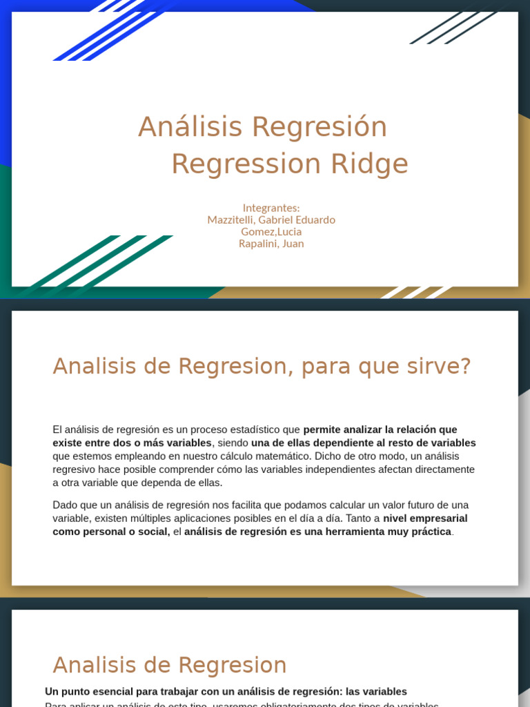 Regression Ridge | PDF