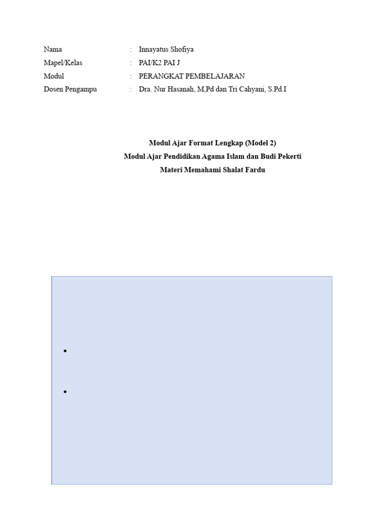 Contoh Ma Tpack | PDF