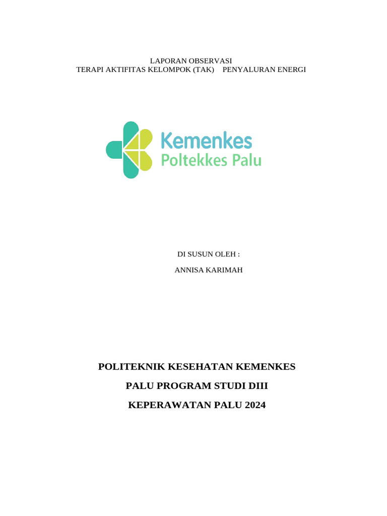 LAPORAN OBSERVASI Kelompok 5 | PDF