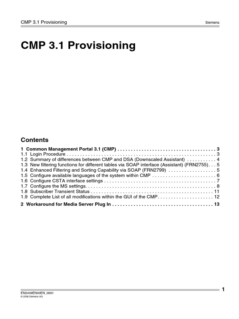 Mod06x - CMP3.1 Provisioning | PDF
