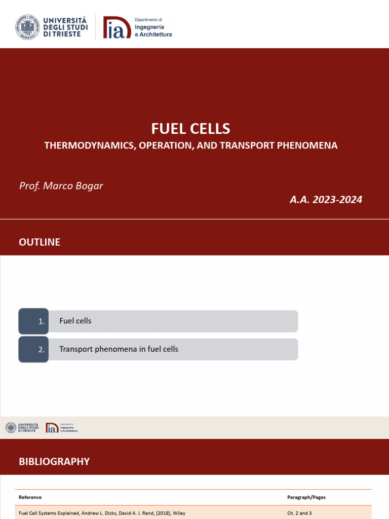 Fuel Cells: Thermodynamics & Efficiency | PDF | Fuel Cell | Gibbs Free Energy