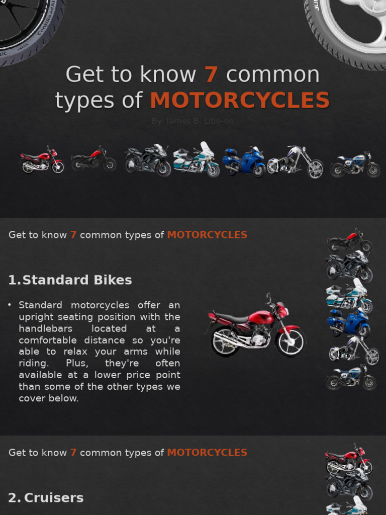 Get To Know 7 Common Types of MOTORCYCLES - LIBO-On | PDF