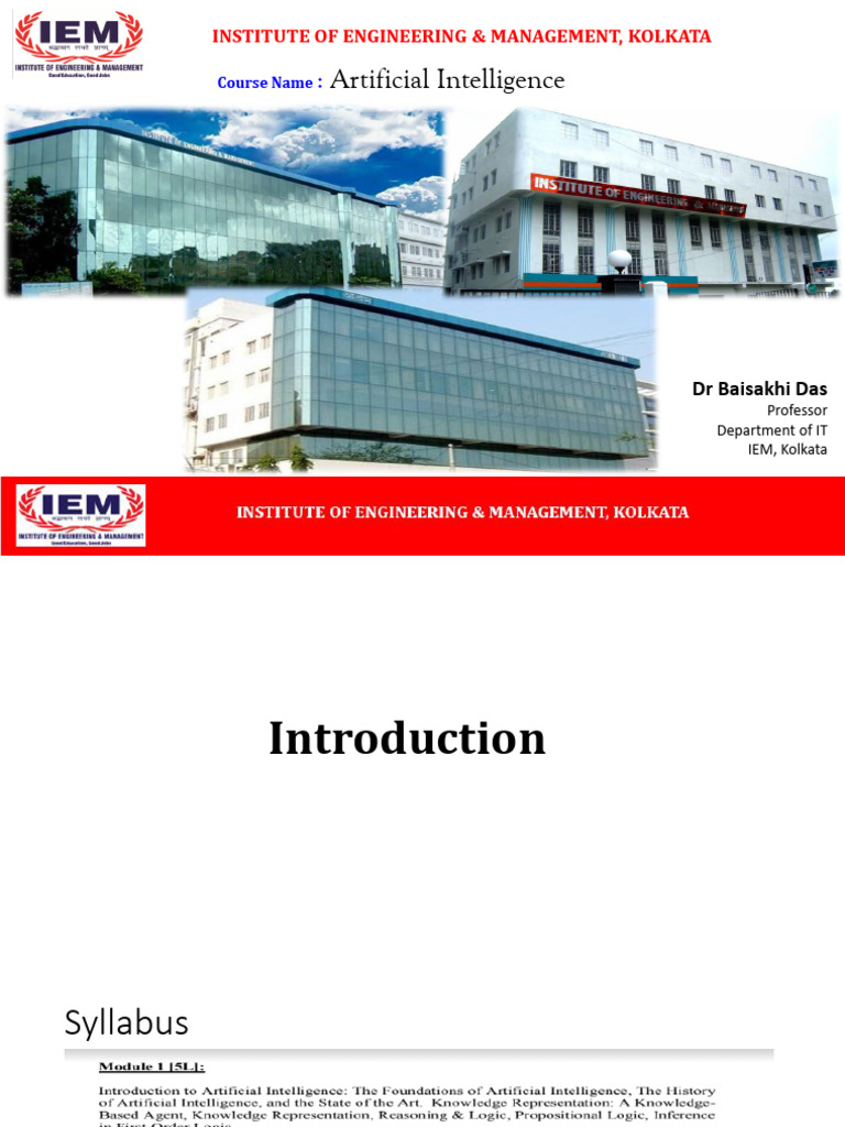 Module1 Introduction | PDF