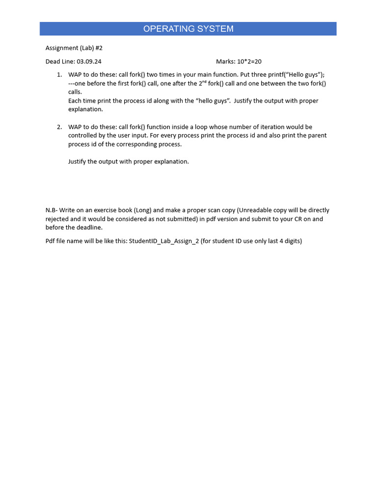 Lab Assignments - 2 | PDF