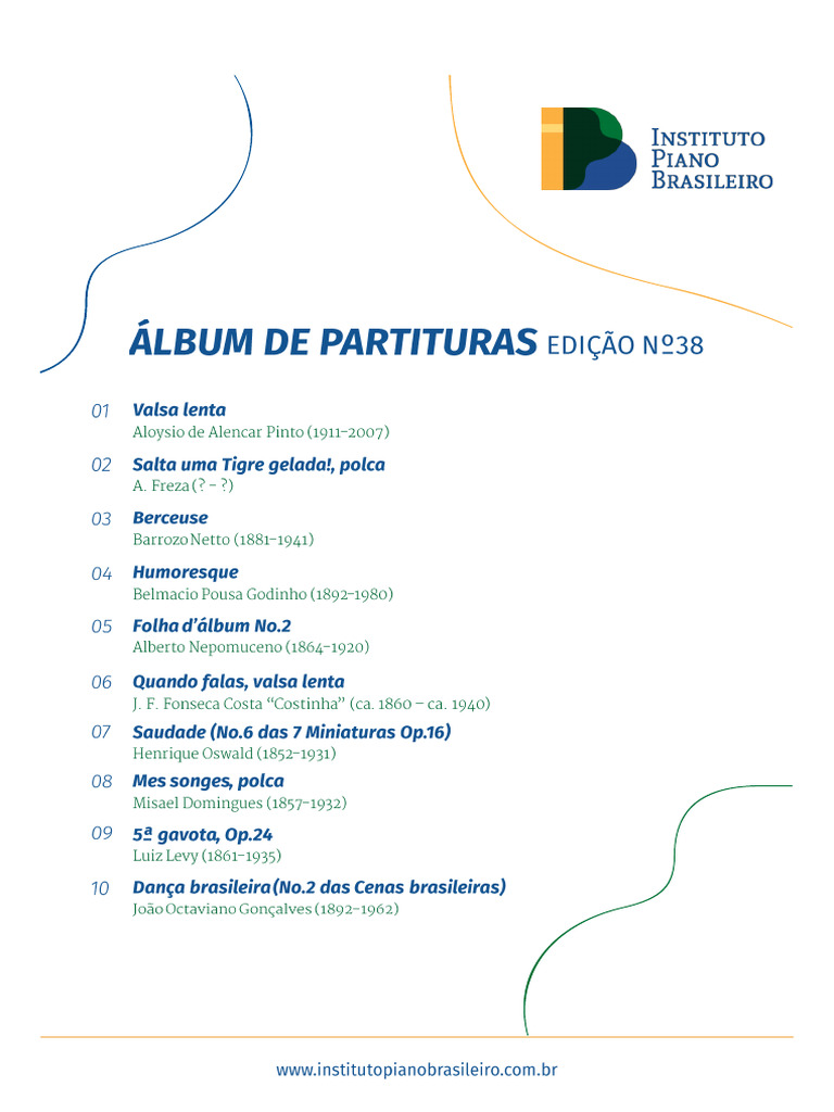 Álbum de Partituras No.038 IPB | PDF | Fonética | Escritura latina