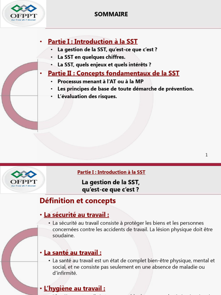 Formation SST - Copie | PDF