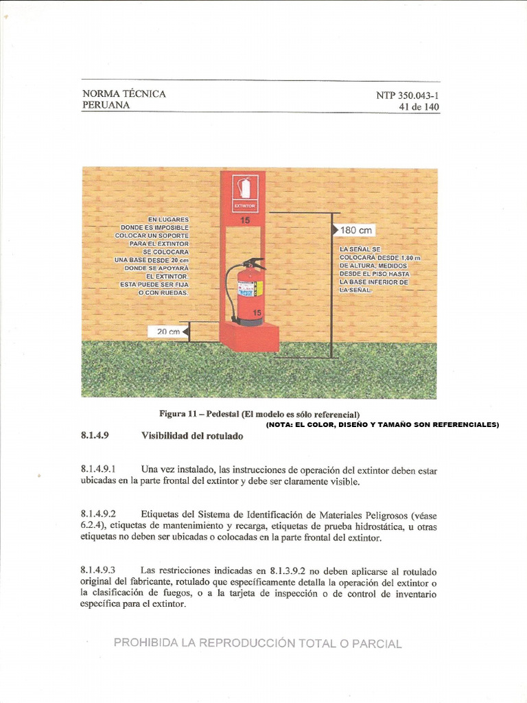 NTP 350.043-1-2011-Pedestal | PDF