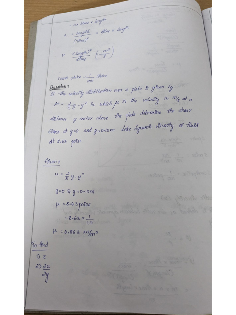 Unit 1 Viscosity 1 | PDF