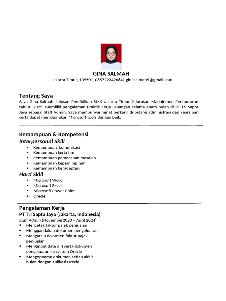 GINA XII - MP 2-1 | PDF