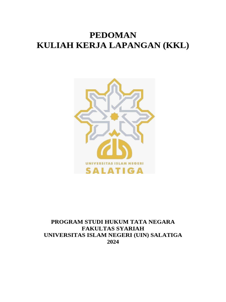 Buku Pedoman KKL HTN 2024-1 | PDF