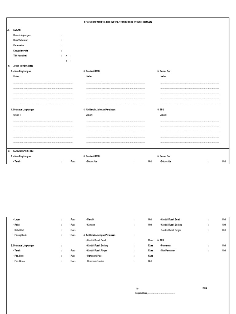 Form Identifikasi | PDF