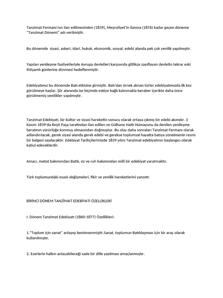 Tanzimat Fermanı | PDF