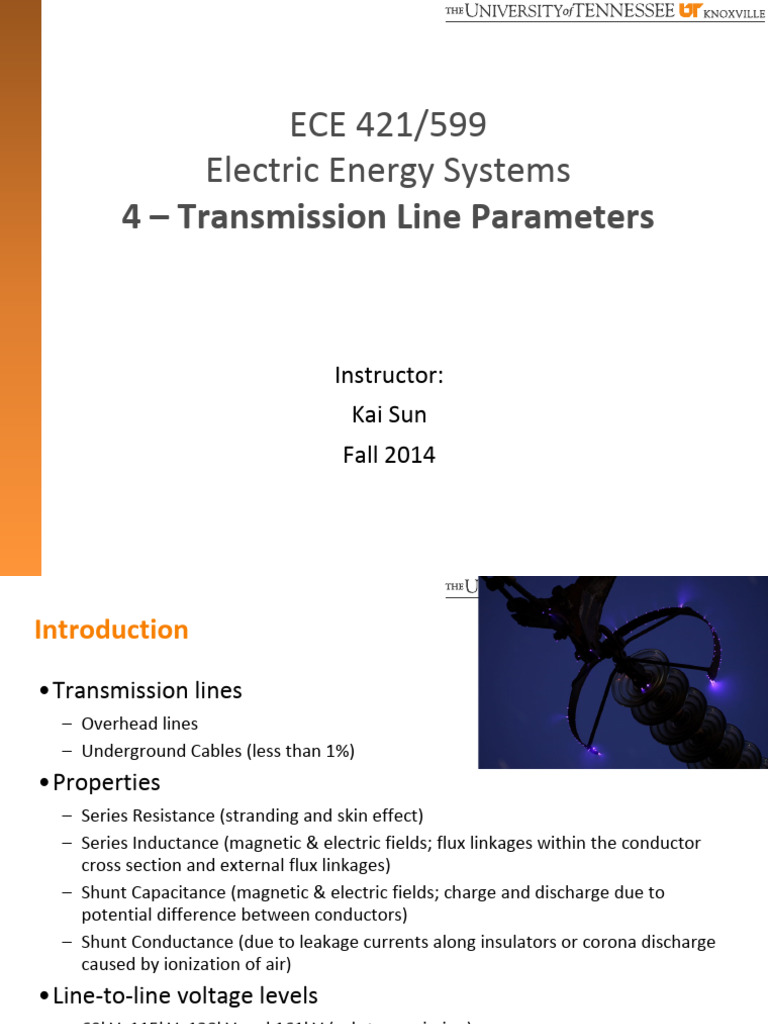ECE421 4-LineParameters | PDF
