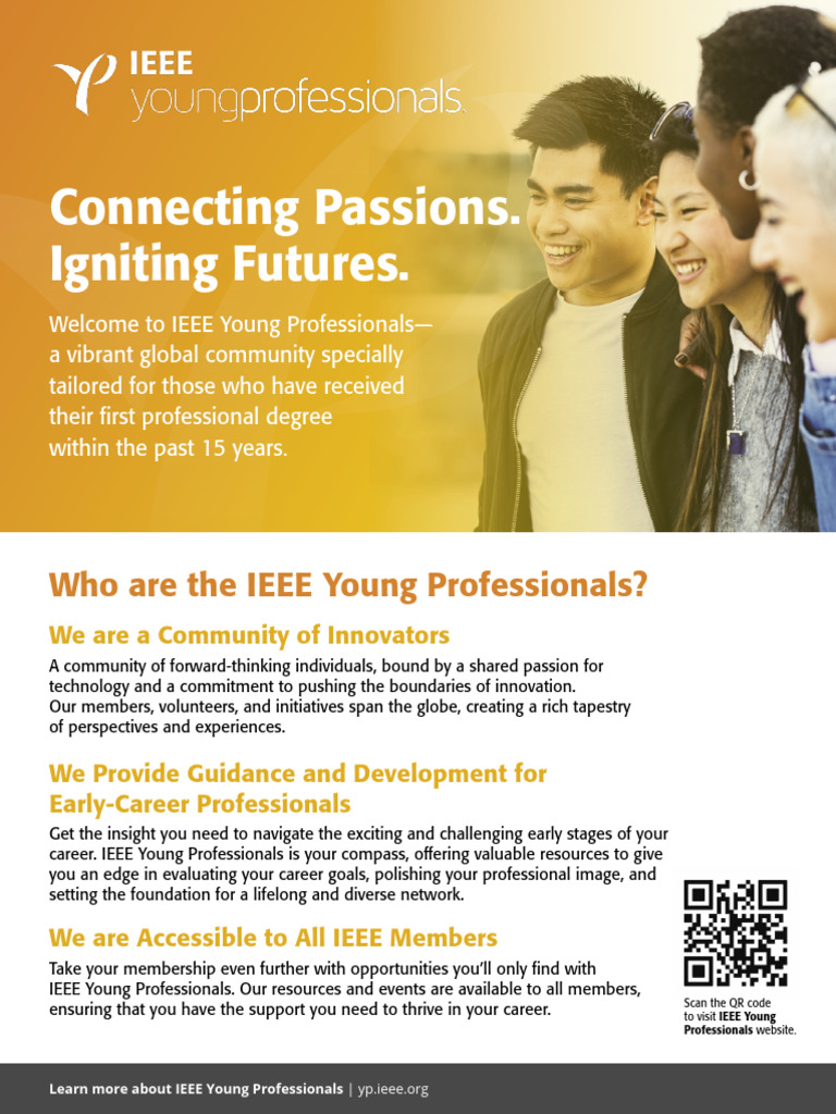 Why IEEE - 2 Sided Flyer for Young Professionals | PDF