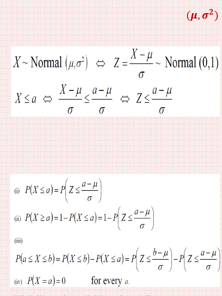Calculating Probabilities of Normal | PDF