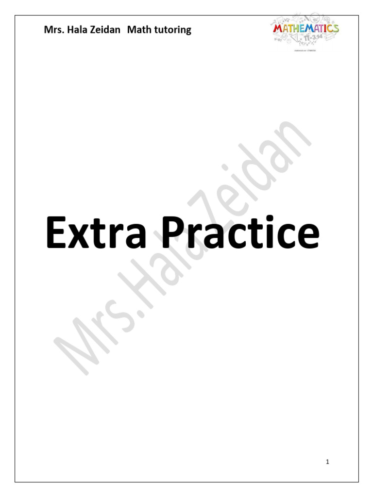 Extra Practice | PDF