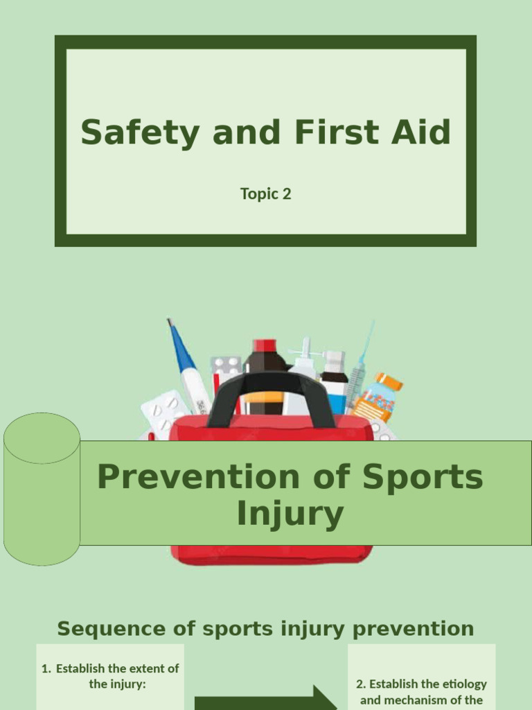 Safety and First Aid (Topic 2) | PDF