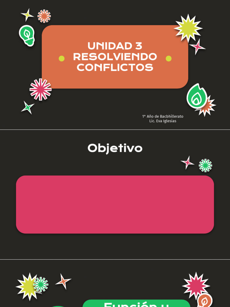 1 - Unidad # 3 Resolviendo Conflictos-1 | PDF